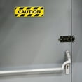 Caution Sign, 9x3", Yellow and Black Plastic Business Sign 3-Pack ...