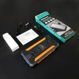 DuraHub - Solar Power USB Battery Bank with QI Wireless, Orange - True ...