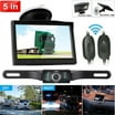 Yuwei WirelessCam5 Backup Camera System for Cars, Campers, Vehicles with 5-inch Monitor, Easy ...