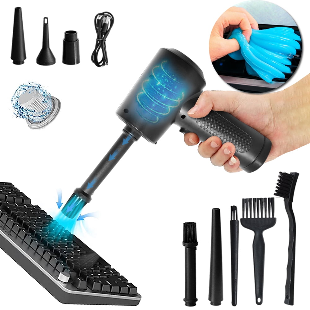 Compressed Electric Air Duster For Computer Keyboard Cleaning,Cordless ...
