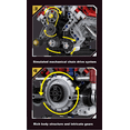 V8 Engine Building Blocks Sets, V8 Engine Model Kit That Runs, MOC ...