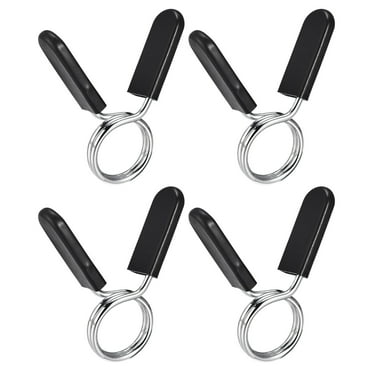 Titan Fitness 2 Pack Olympic Barbell Spring Clips, 50mm Diameter ...