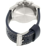 Fossil Men's JR1480 Blue Leather Quartz Fashion Watch with Chronograph ...