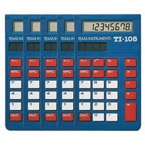 Texas Instruments TI-108 Calculator Bulk Class Set for K-4 (10-Count ...