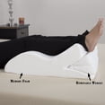 Bluestone Adjustable Leg Wedge Support Cushion with White Cover ...