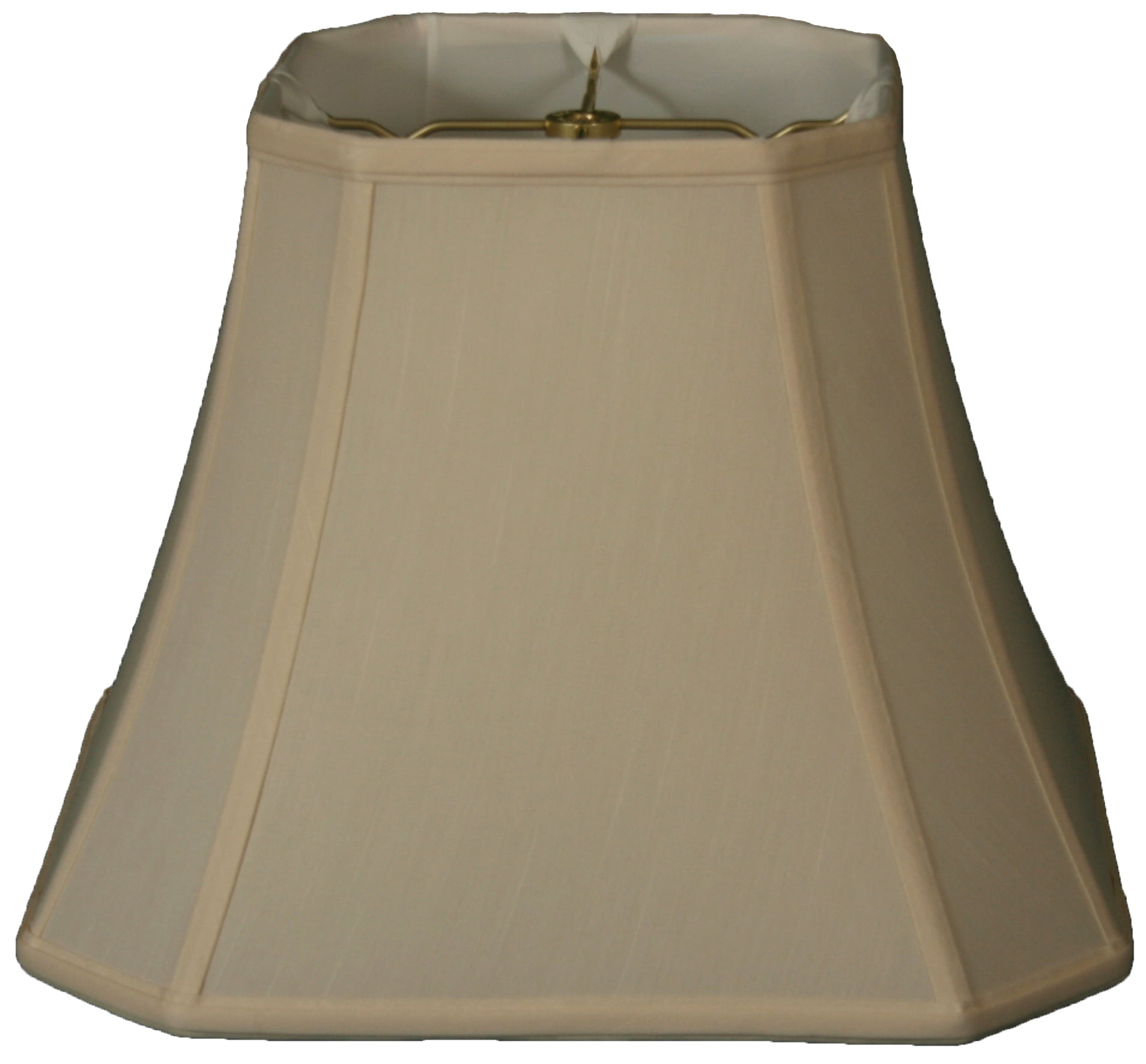 Royal Designs 10" Square Cut Corner Bell Lamp Shade Beige - Walmart.com