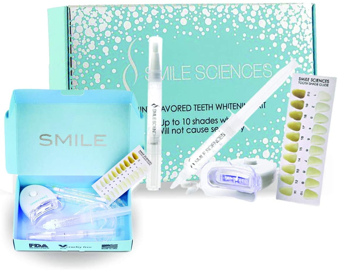 Buy Teeth Whitening Kit Smile Sciences Peppermint Mint Flavor 10 Shades ...