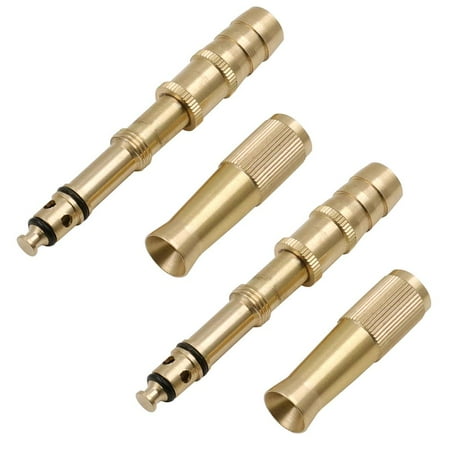 Ruiboury Heavy Duty Solid Brass Sprayer Nozzle Adjustable Garden Hose ...