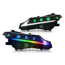Triple Beam Projector Headlights Compatible with 2018-2024 8th Gen ...