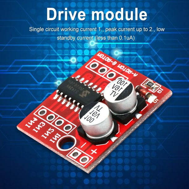 L298N 2-Way DC Motor Driver Module PWM Speed DC Motor Driver Module ...