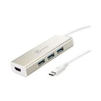 rosyclo 6-Ports Lightning USB Hub with HDMI, SD/TF Card Reader ...