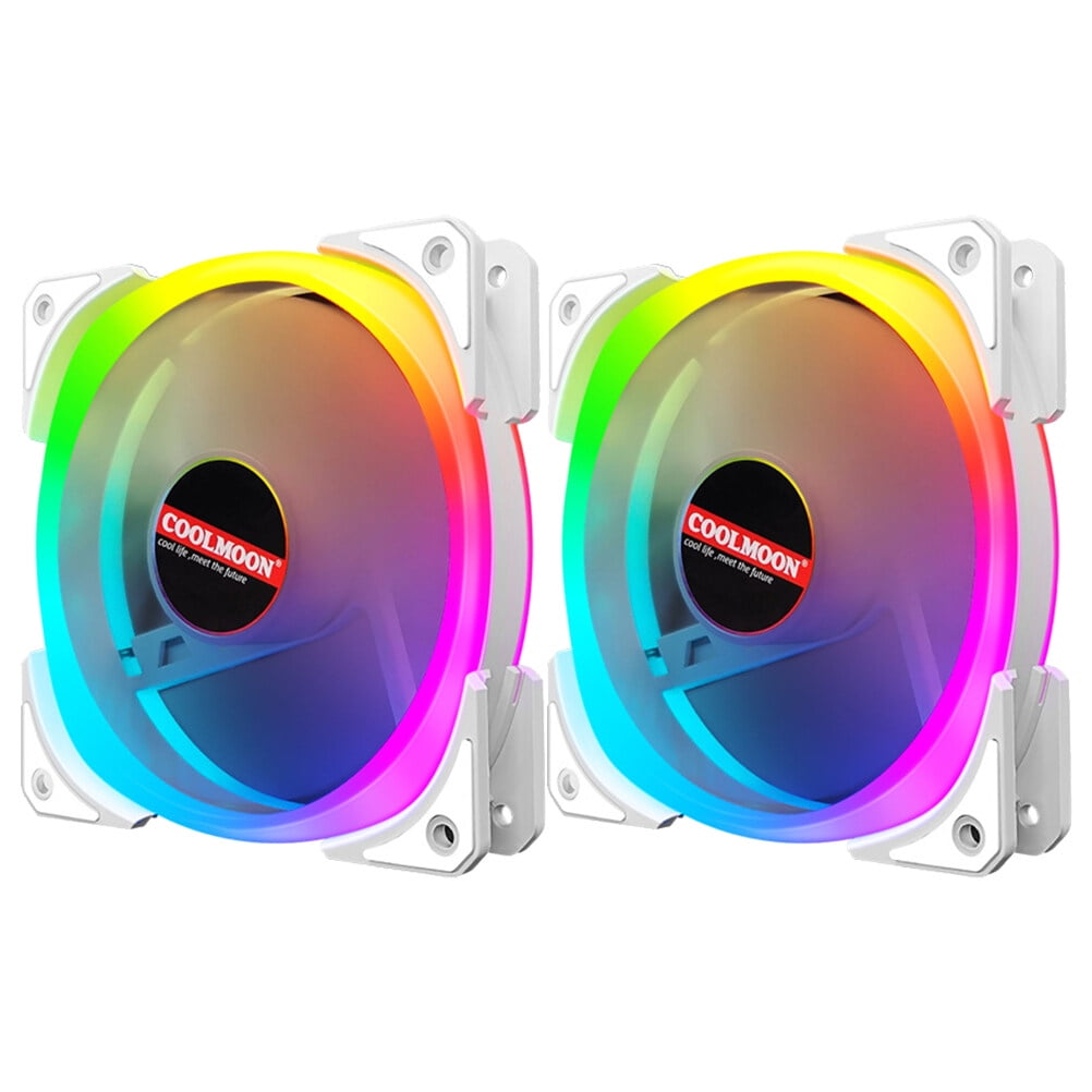 1 Set PC Computer Ultra Silent LED Cooling Fan Radiator Desktop ...