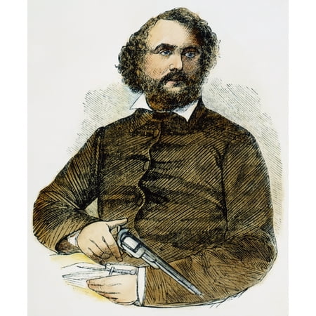Samuel Colt (1814-1862). /Namerican Inventor; With A Gun: Wood ...