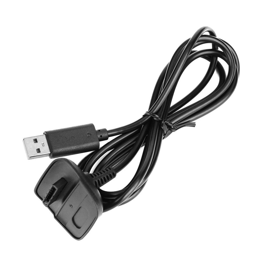 New USB Play&Charger Charge Cable Adapter For Xbox 360 Controller black ...