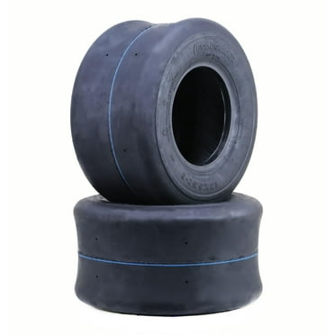 (2) 20x10.00-8 Turf Tires 4 Ply Lawn Mower and Garden Tractor 20x10x8 ...