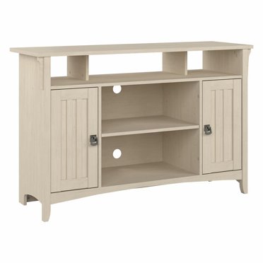 Bush Furniture Key West TV Stand for 70 Inch TV in Pure White Oak ...