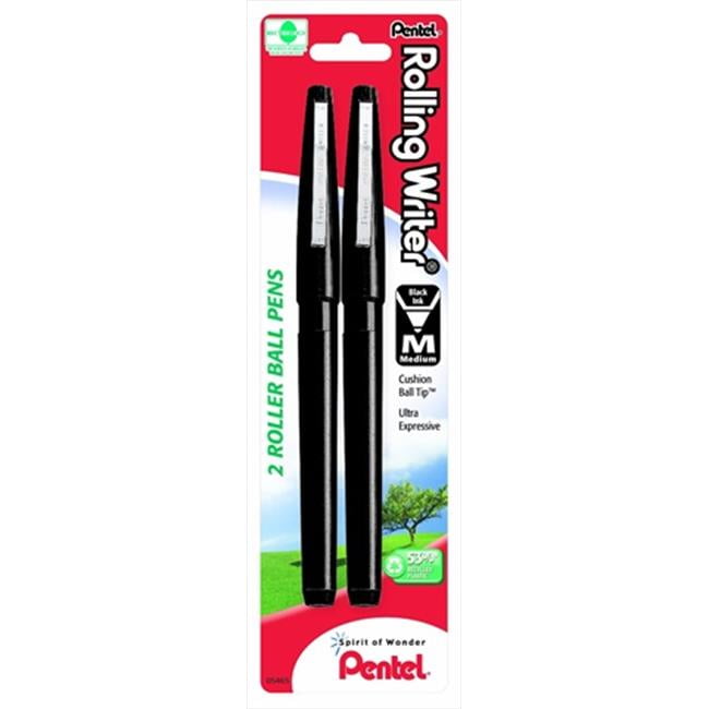 Pentel Rolling Writer Roller Ball Pen, Medium Line, Black Ink | Walmart ...