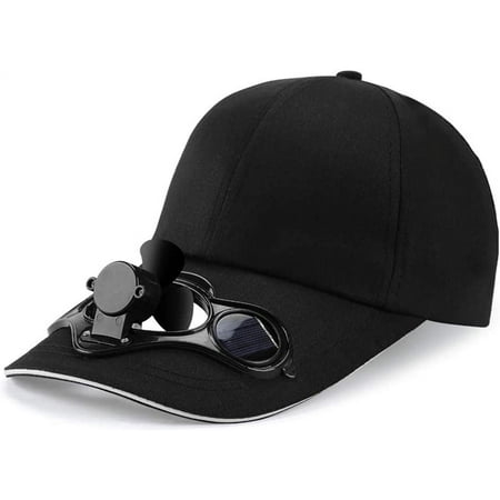SHAR Summer Solar Powered Cooling Fan Baseball Cap, Solar Fan Hat ...