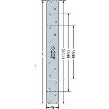Simpson Strong-Tie Galvanized 4 x 6 Face Mount Joist Hanger LUS46 ...