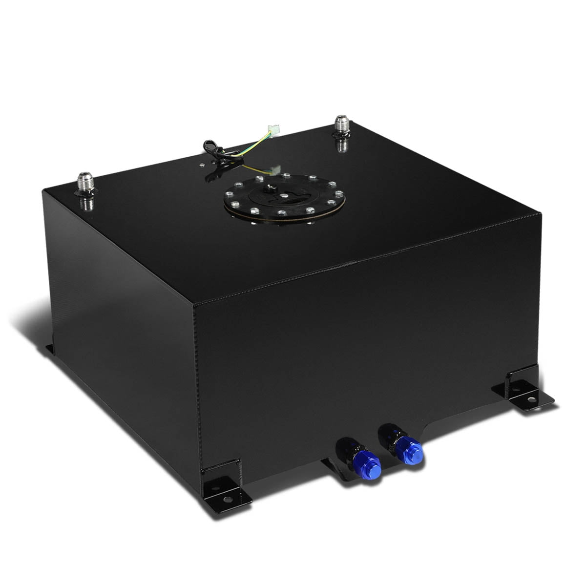 10-Gallon Aluminum Racing Fuel Cell Gas Tank with Level Sender, Cap and ...