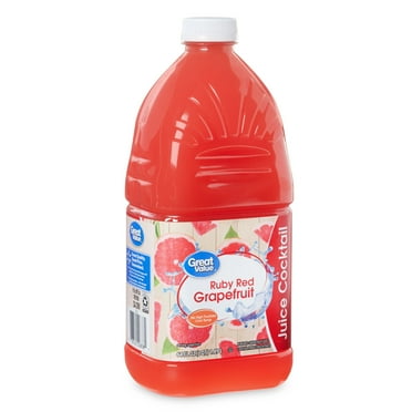 Great Value Ruby Red Grapefruit Juice, 64 Fl. oz - Walmart.com