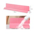Adjustable Silicone Dam For Countertop Shower Sink, Splash Protector ...