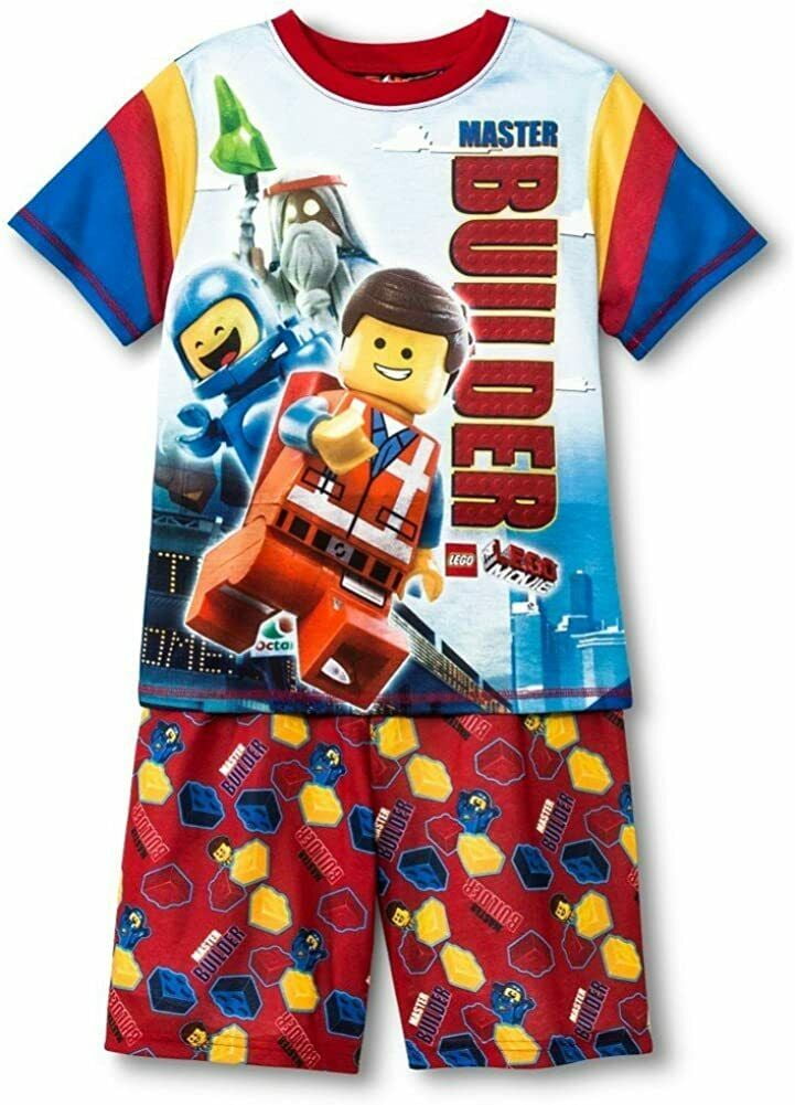 Lego Movie 2 PC Short Sleeve Pajama Set Boy Size L10 - Walmart.com