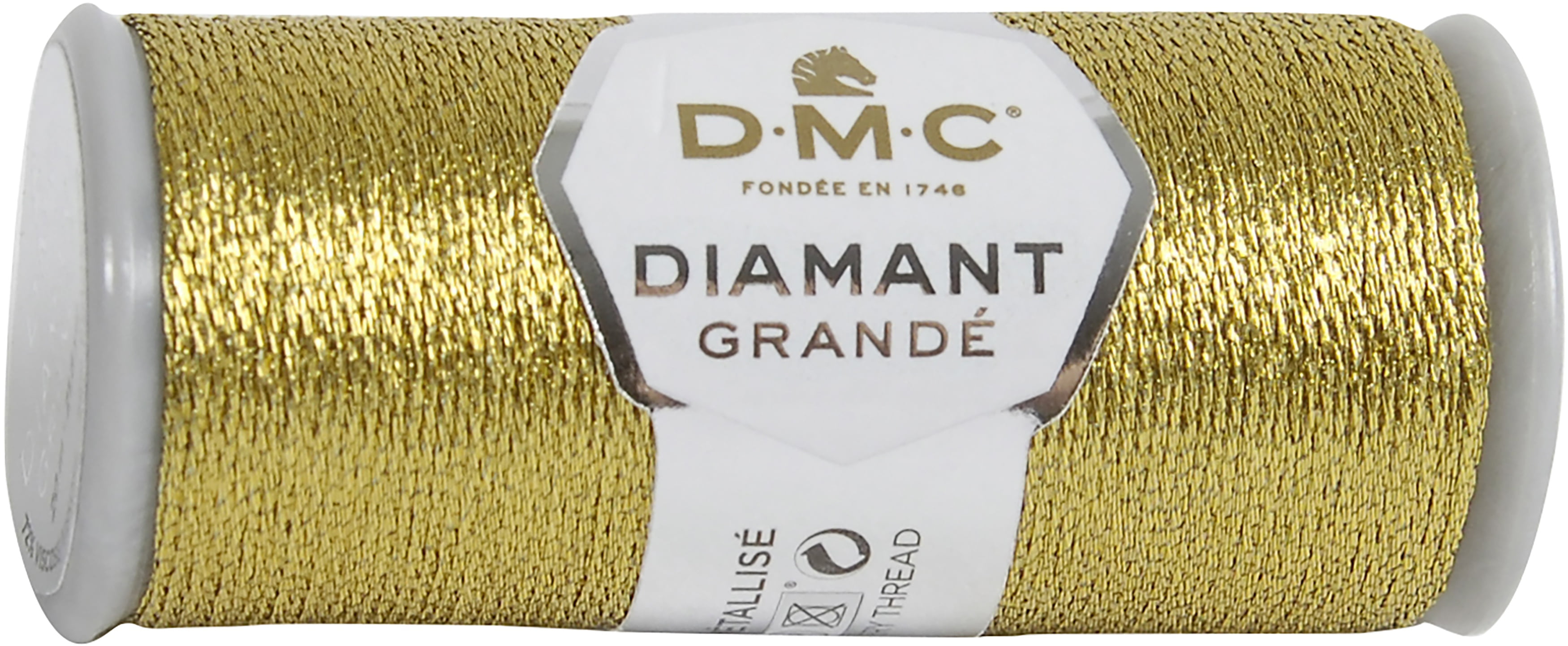 DMC Diamant Grande Metallic Thread 21.8yd-Dark Gold - Walmart.com
