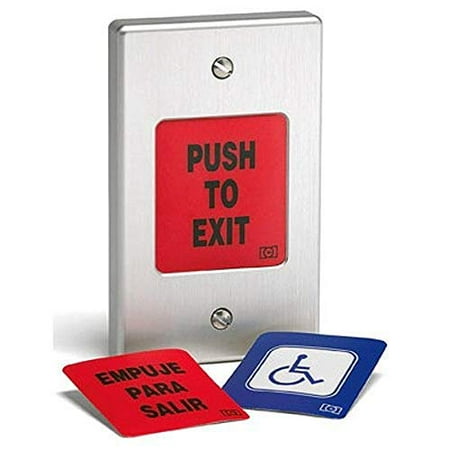 Linear EZ-Rex Easy Touch Request to Exit Button, Force 6 to 12 Oz ...