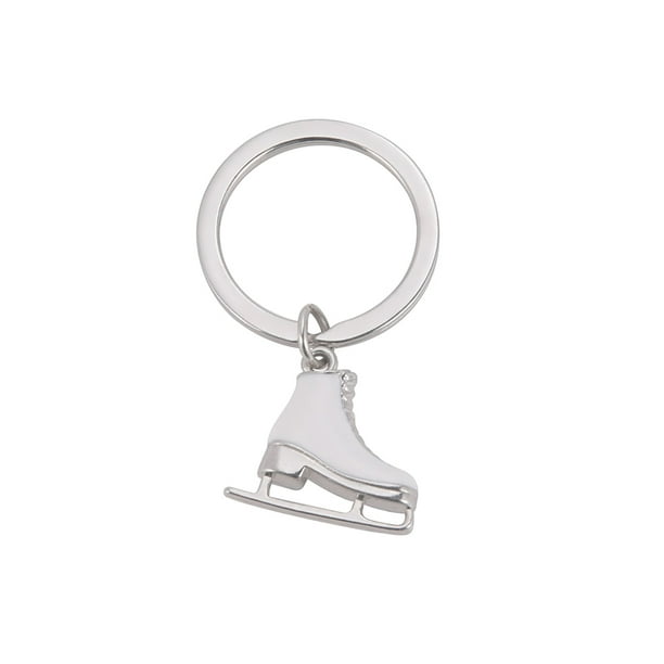 EUEAVAN Ice Skate Keyring for Girls Ice Skating Charm Keychain Figure ...