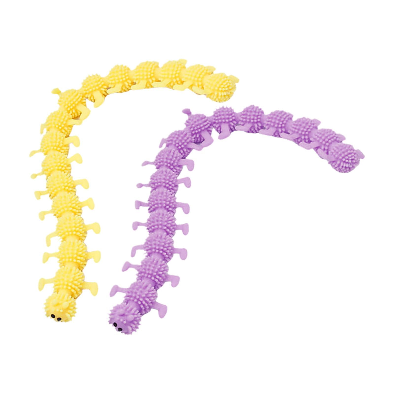 Click here for Milaget 2 Pieces Fidget Worm Toy Cute Calming Trav... prices