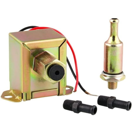 YUPVM Electric Fuel Pump 12V 4-7Psi Universal Self Priming Heavy Duty ...