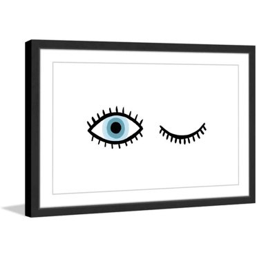 "Eye See You" Framed Painting Print - Walmart.com