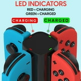 TALK WORKS Nintendo Switch Joycon Charger Station 4-Remote Joycon ...