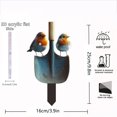 Animal Garden Stake Outdoor Decor 2D Flat Acrylic Cute Statues for Yard ...
