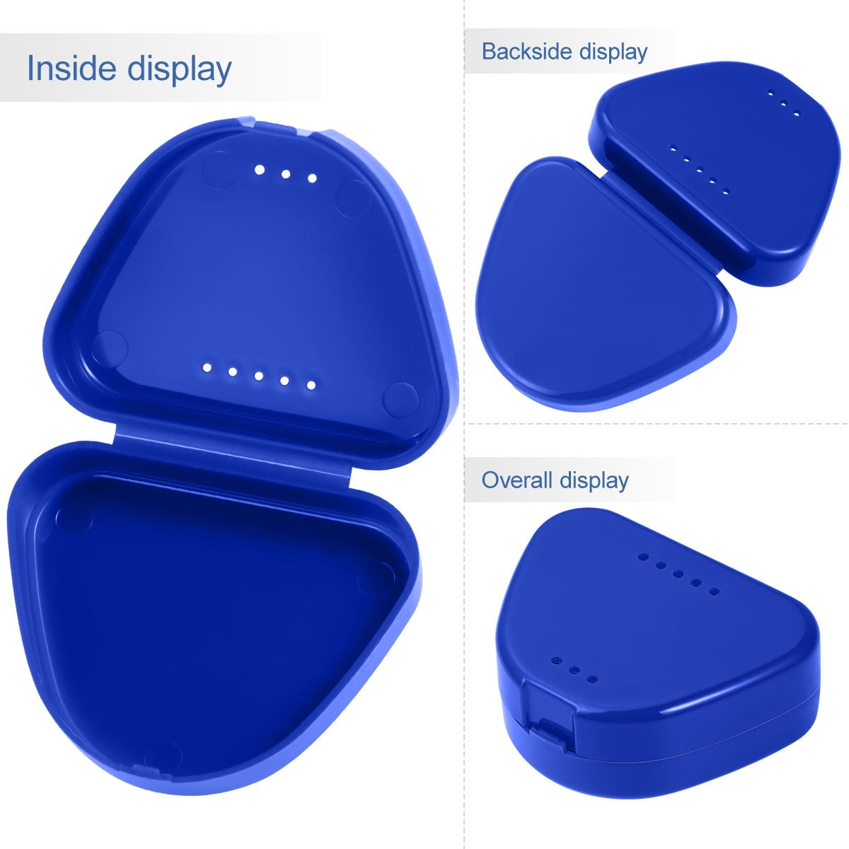 Buy TINKSKY 6PCS Retainer Case With Vent Holes Mouth Guard Case ...