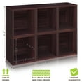 Way Basics Eco Stackable Modular Storage Cubes Plus, Espresso, 6-Pack ...