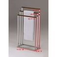 KB BS-1353 33 x 17.7 x 8.26 in. Towel Stand - Chrome & Walnut - Walmart.com