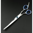 Pet Grooming Scissors Kit, Straight Curved Dog Cat Cutting Thinning ...
