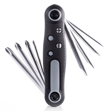 Vobor 8 in 1 Folding Screwdriver Set Portable Phillips Slotted Screw ...
