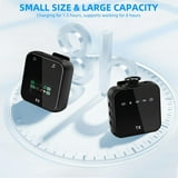 BlueFire PSL014-WFS-BFUS1, Dual Wireless Lavalier Microphone, 4.8 inches - Walmart.com