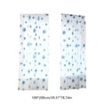 BingTong Printed Sunflower Sheer Curtains Floral Voile Window mosquito ...