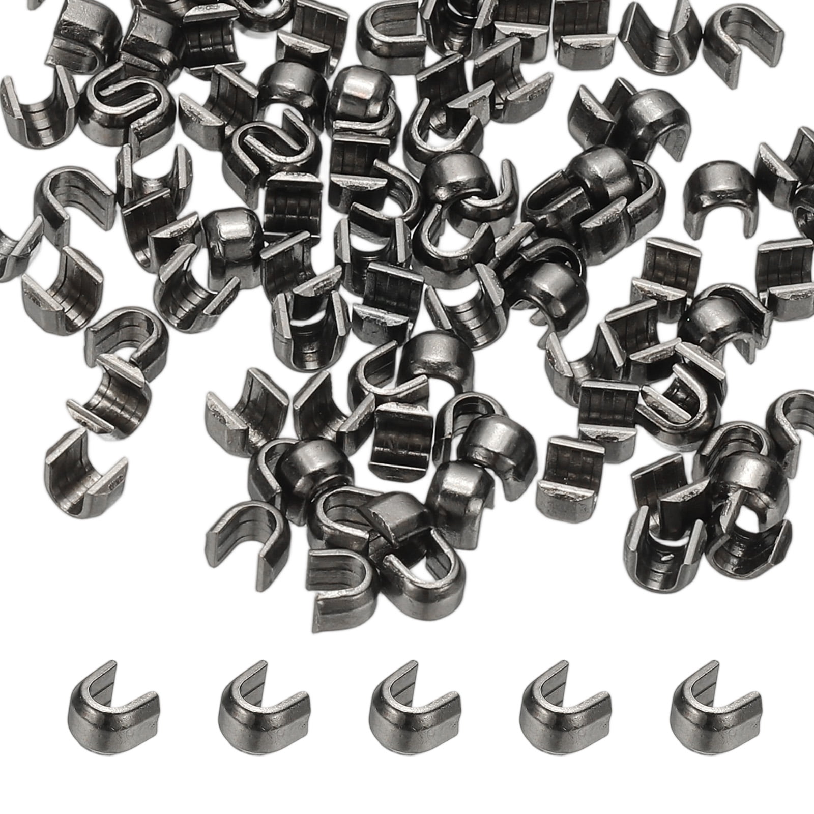 Click here for Uxcell Zipper Slider Retainers [50pcs] - #5 U Shap... prices