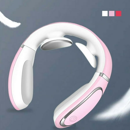 USB Rechargeable Neck Massager 3 Modes 15 Intensity Wireless Remote ...