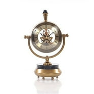 Brass/ Alum. Lamp Post Clock One Sided - Walmart.com