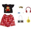 Barbie Doll Clothes: Kids' Super Mario Fashion Pack with Dress, Shoes ...