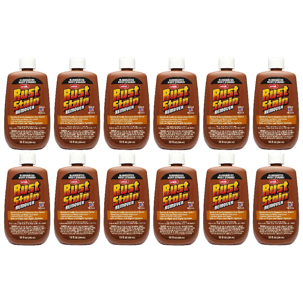 Whink Rust Stain Remover 10 fl oz, 12 Pack - Walmart.com
