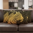 Abstract Leopard Print Lumbar Pillow Covers 12 x 20 Inch Pillow Covers ...