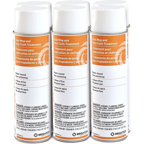 Brighton Dust Mop and Dust Cloth Treatment 17 Oz. 6 cans/pk BPR50876 ...