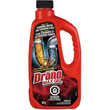 Drano Max Gel, 80 oz Bathtub and Sink Drain Clog Remover and Cleaner ...